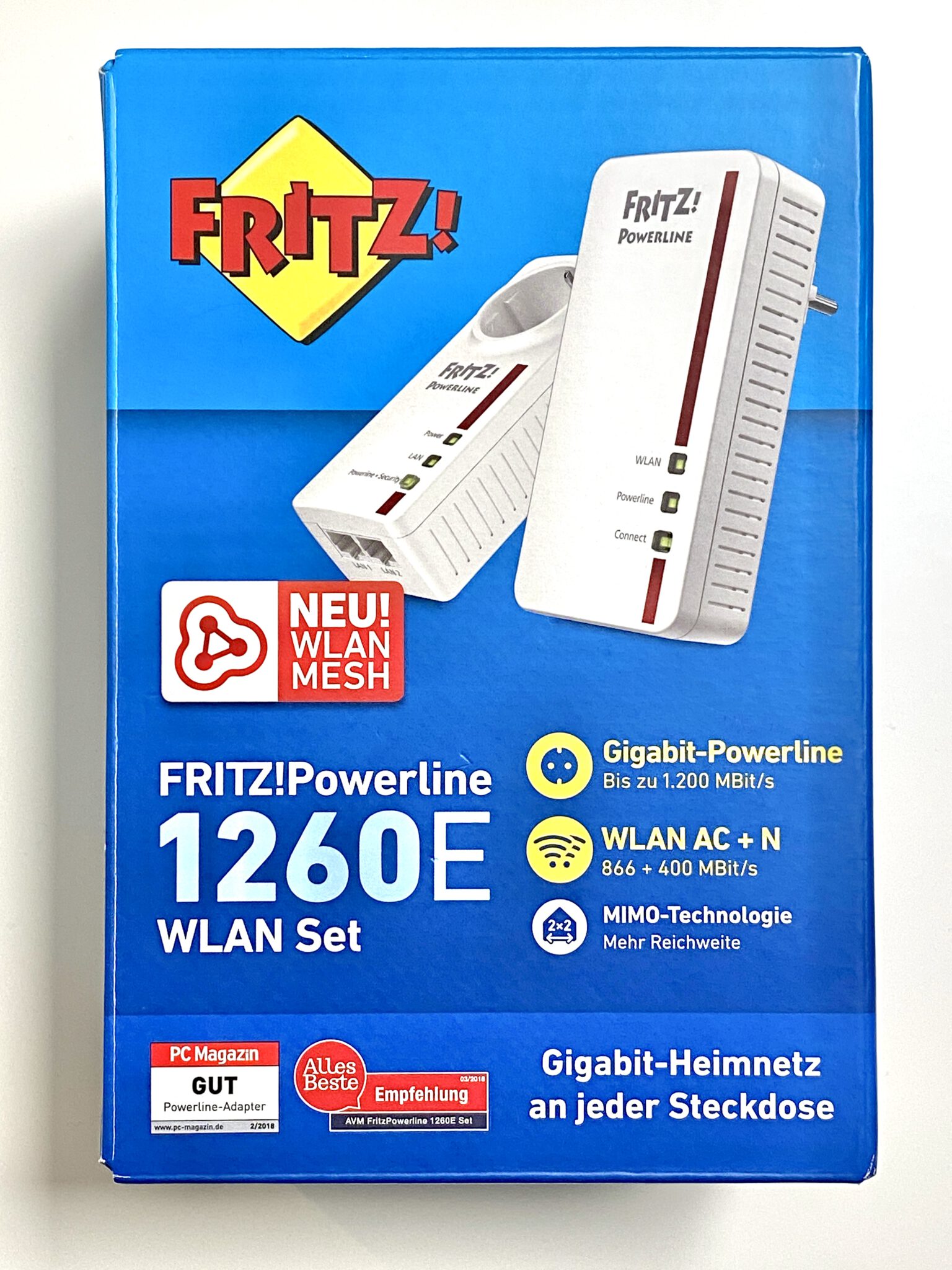 Fritz Powerline WLAN Set 1260E Einrichtung und Erfahrung - smart-live