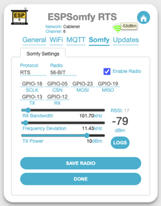 ESPSomfy RTS integriert Somfy lokal in Home Assistant | Smart Home ...