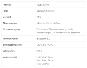 Nuki Keypad 2.0 Pro aus Edelstahl jetzt veröffentlicht | smart-live.net